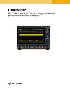 D9010MCDP MIPI CSI and DSI Protocol Decode/Trigger Software (C-PHY and D-PHY) | Keysight