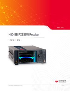 N9048B PXE EMI Test Receiver, 1 Hz to 44 GHz | Keysight