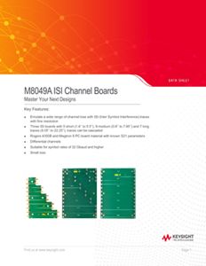 M8049A ISI Channel Boards | Keysight