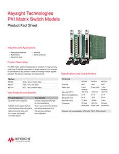 M9120A PXI Matrix Switch: 4x32, 2-Wire, 100Vrms/2A, Armature Relays ...