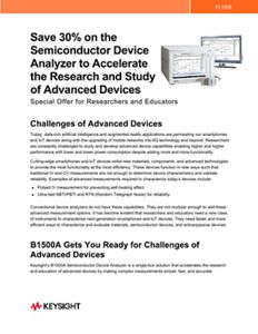 B1500A Semiconductor Device Parameter Analyzer | Keysight