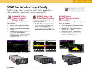 B2900 Series Precision Source/Measure Units (SMU) | Keysight
