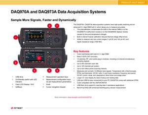 Daq970a Daq973a Data Acquisition System Keysight
