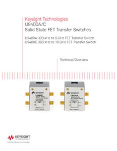 U9400C Solid State FET Transfer Switch, 300 KHz To 18 GHz | Keysight