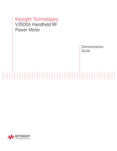V3500A Handheld RF Power Meter | Keysight