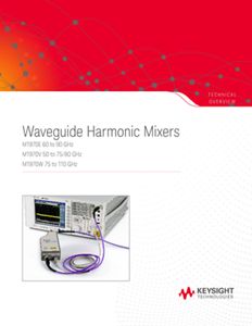 M1970V Waveguide Harmonic Mixers (smart mixer), 50 to 75/80 GHz | Keysight
