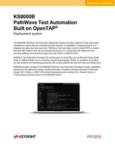 KS8000A PathWaveTest Automation Deployment System | Keysight