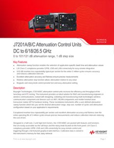 Attenuation Control Unit, DC to 18 GHz, 0 to 121 dB, 1 dB steps | Keysight