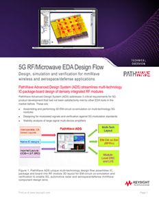 PathWave ADS RF and Microwave Circuit Design | Keysight