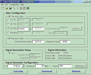 Options and Upgrades: E8267C-SP1 Signal Studio for Jitter Injection ...